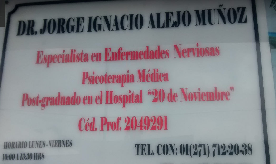 Dr. Jorge Ignacio Alejo Muñoz, Psicólogo en Córdoba, Veracruz, México ...